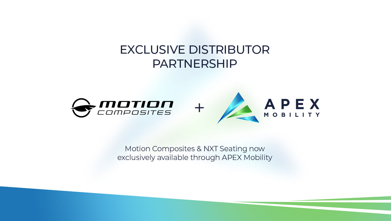 APEX Mobility Appointed Exclusive Distributor for Motion Composites in